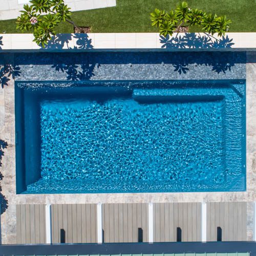 Billabong Hampton Grey Shimmer 7.5m x 3.8m - Swimming Pools Brisbane